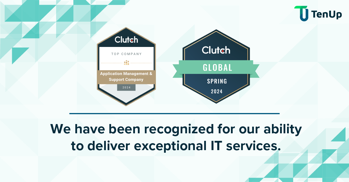 TenUp Received Two Top Recognitions from Clutch in 2024 | tenup